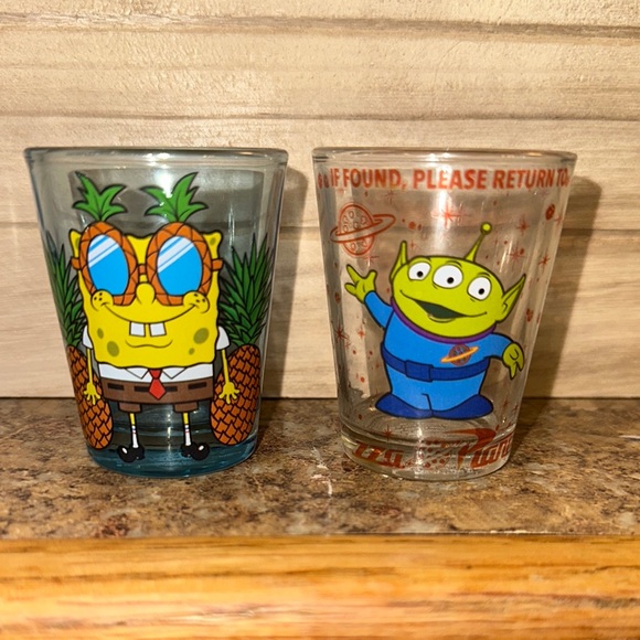 Dining | Spongebob And Alien Shot Glass Set | Poshmark